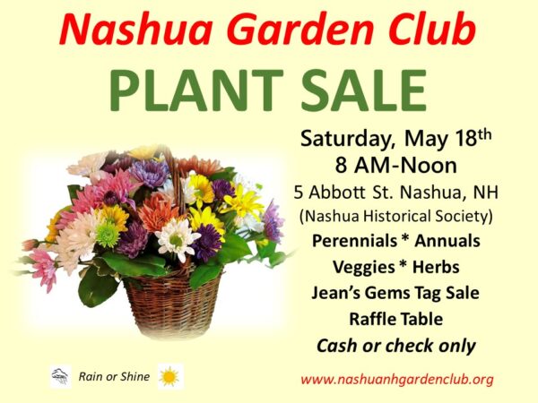 May 18: Nashua Garden Club Annual Plant Sale » Nashua Ink Link