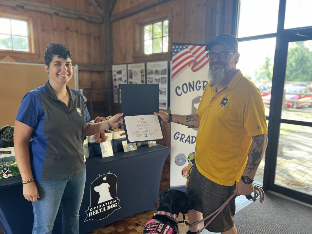 Operation Delta Dog celebrates graduation of 6 veterans and their ...