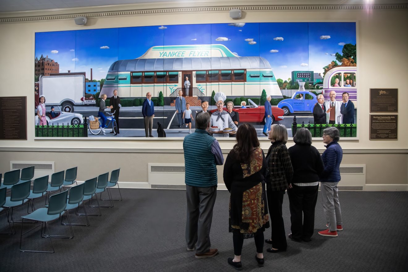 The third time is a charm as the Yankee Flyer mural gets a new home in ...
