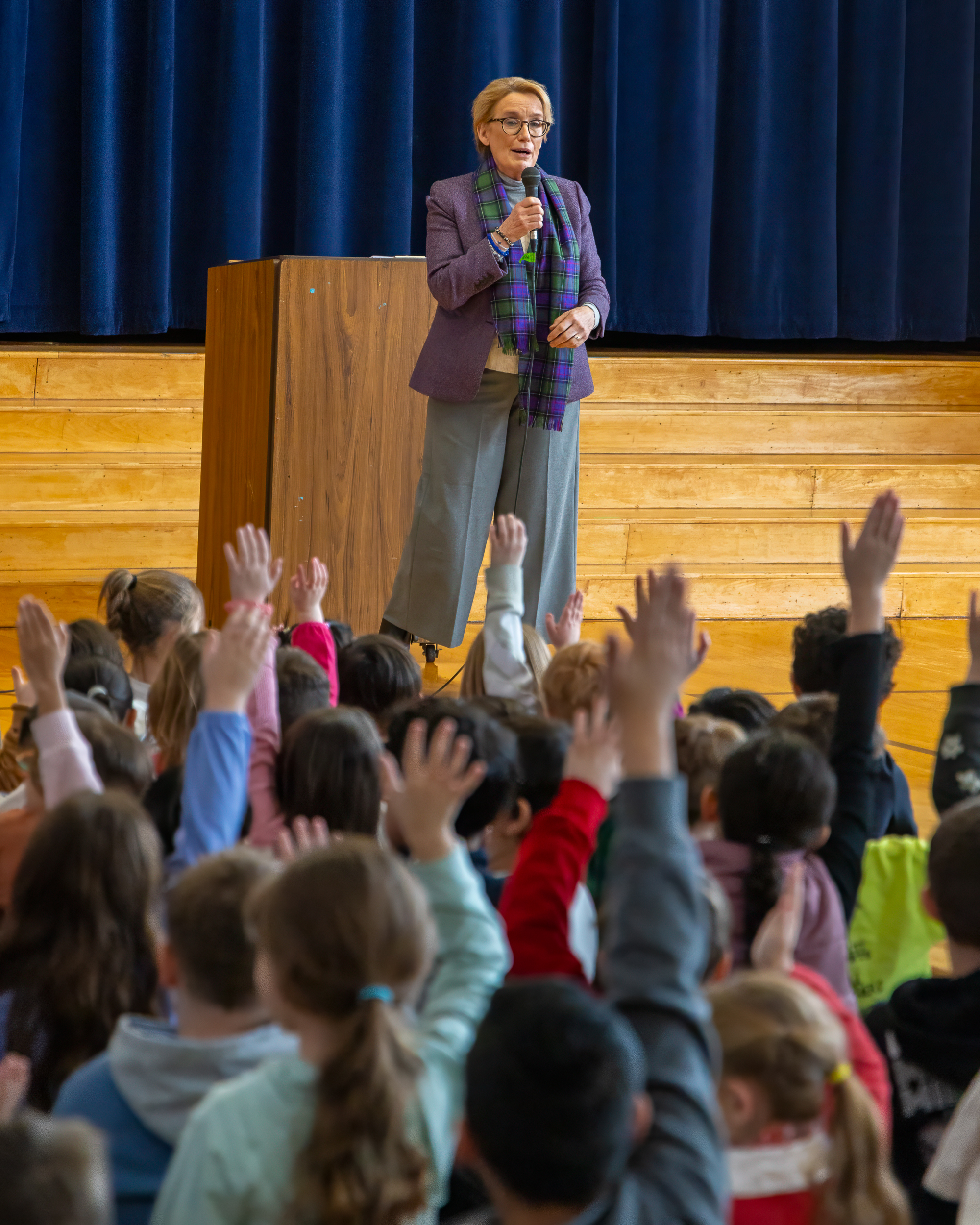 Hassan visits Sunset Heights Elementary to celebrate national ...