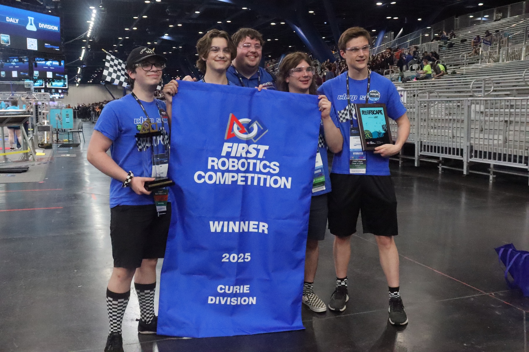Merrimack Robotics Makes big splash at REEFSCAPE finale at FIRST ...