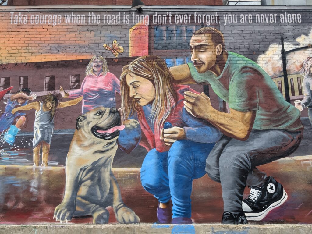 Positive Street Art: This is not the end of the road for ‘Take Courage ...
