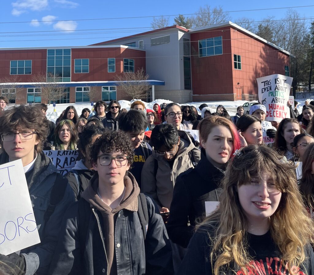 Nashua students walk out in protest of ICE: 'I love my country and I ...